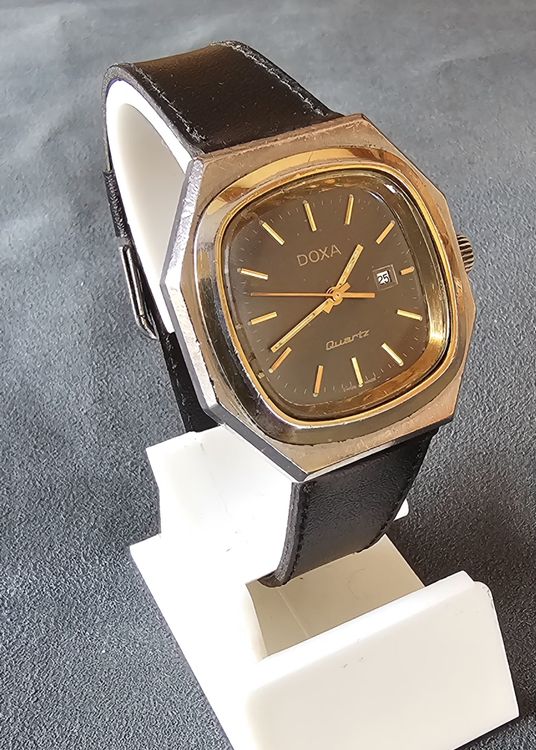 DOXA Quartz Swiss Made Elegante Herrenuhr 37 mm (Gebraucht) in Speicher ...