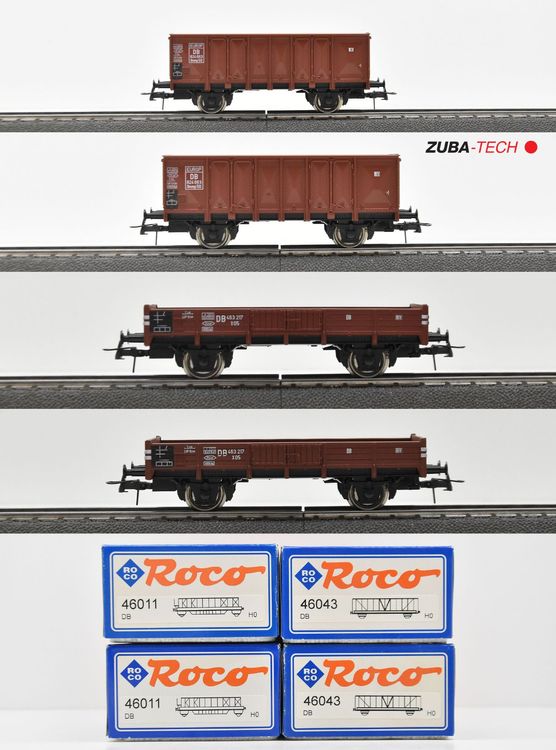 Roco 4x Güterwagen der DB, H0 GS mit OVP (Neu (gemäss Beschreibung)) in St. Gallen für CHF 24 ...