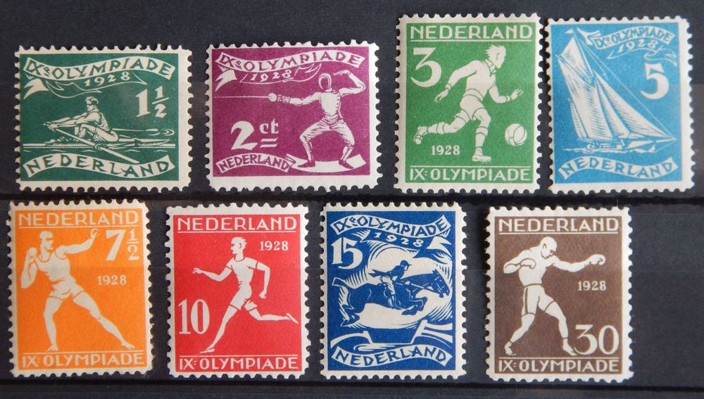 Niederlande Kat. 205-212 **/* 1928 Kat. 160 Euro (Gebraucht) in Zürich ...