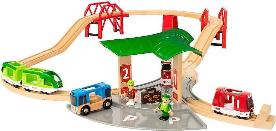BRIO Bahn 33627 - Reisezug Set mit Busbahnhof (Gebraucht) in Watt für ...