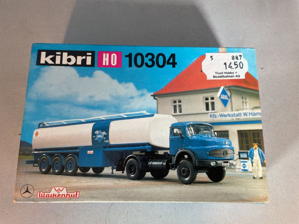 Mercedes ARAL Tanker neu in OVP Kibri 10304 H0 1/87 (Neu (gemäss ...