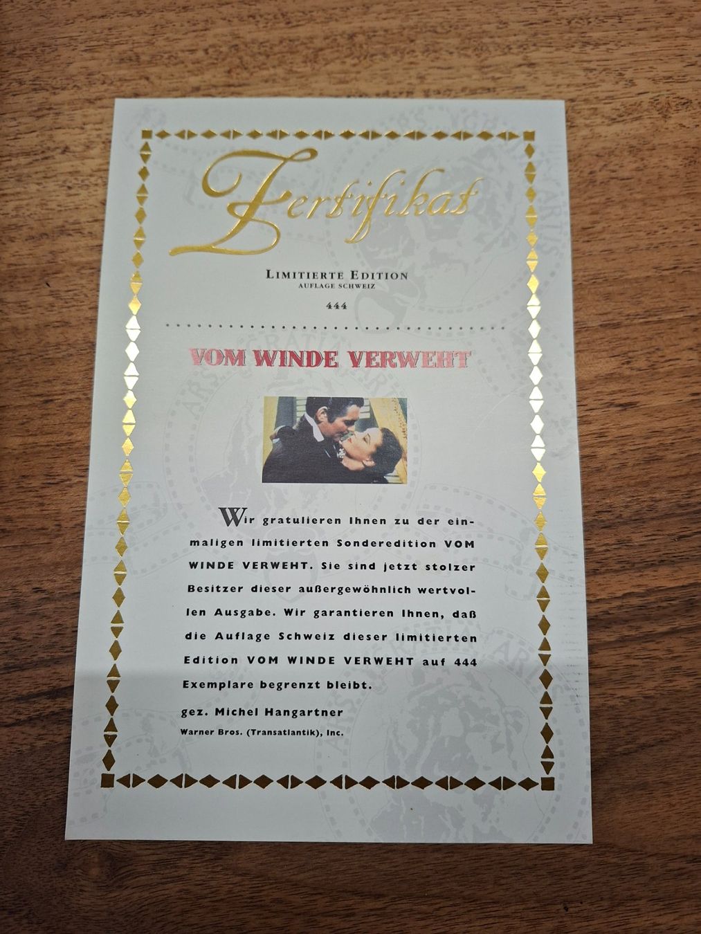 Vom Winde Verweht-Limitierte Edition-Auflage Schweiz-444 (Gebraucht) in ...