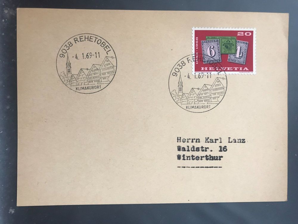Schweiz 1969 Werbestempel 9038 Rehetobel Karte | Kaufen auf Ricardo Schweiz 1969 Werbestempel 9038 Rehetobel Karte | Kaufen auf Ricardo