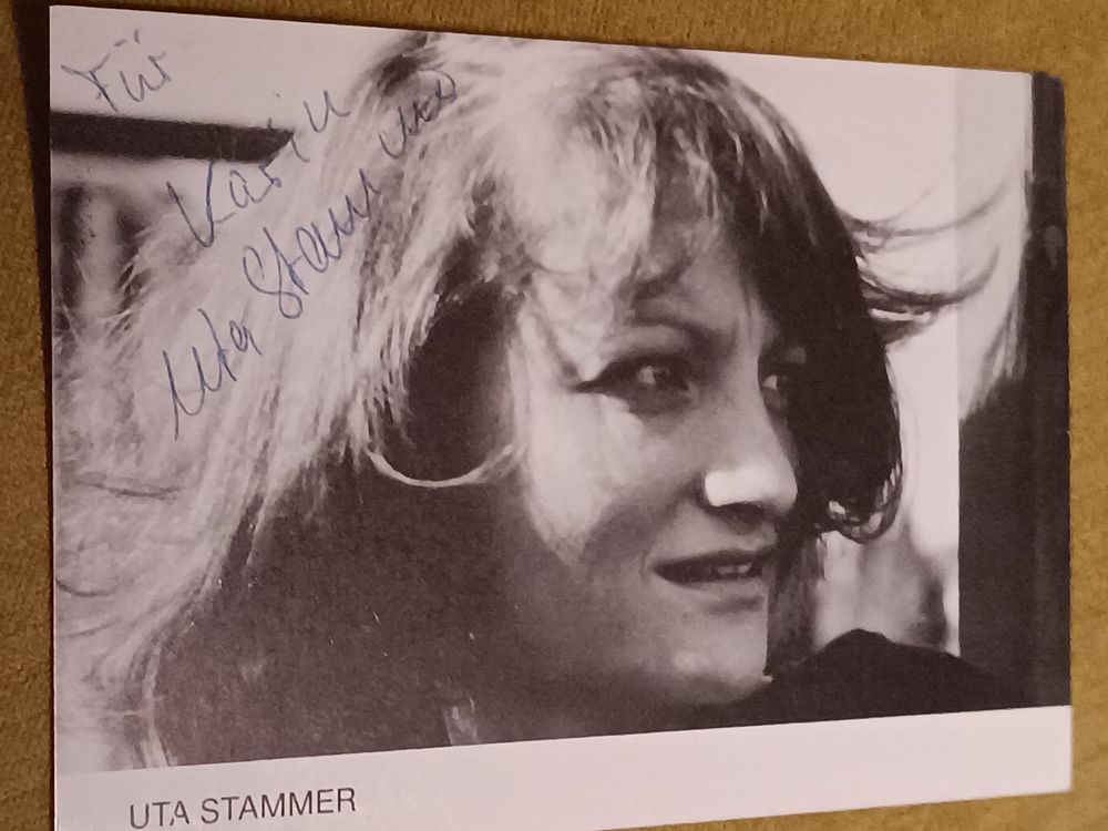 Uta Stammer - verstorben 2018 - handsignierte AK | Kaufen auf Ricardo