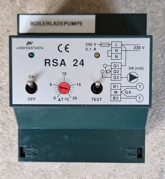 L&G RSA 24, Landis & Gyr Heizungsregler RSA24 (Gebraucht) in ...