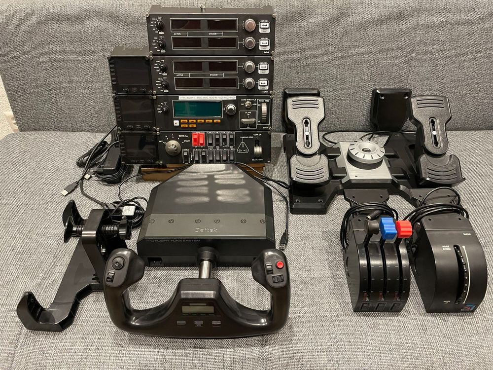 Saitek Pro Flight Flugsimulator Cockpit (Logitech), MSFS PC (Gebraucht ...