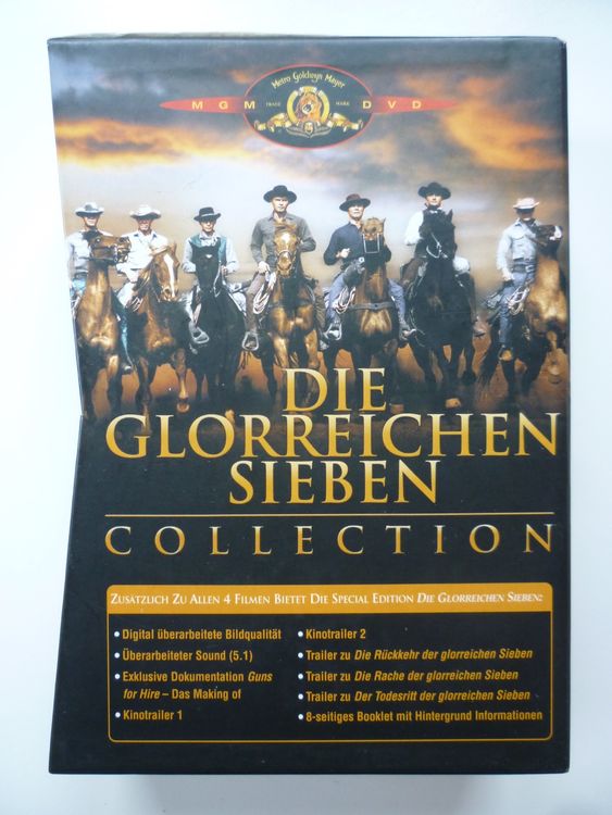 4x Die glorreichen sieben Klassiker Steve McQueen, J. Coburn | Kaufen auf Ricardo