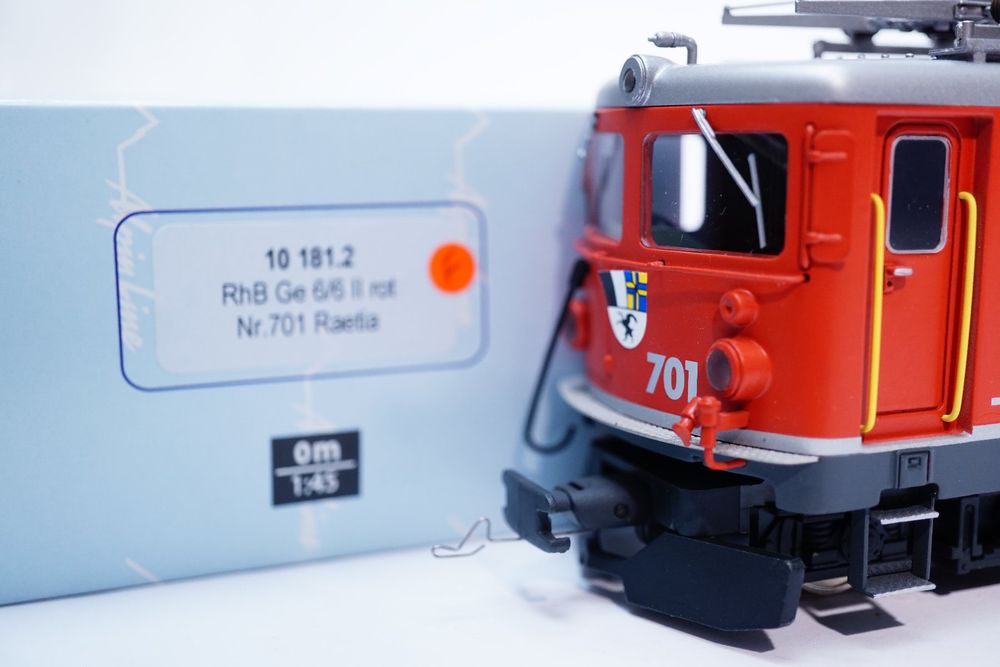 1ß Alpinline 10181.2 RhB Ge 6/6 II rot 701 (Gebraucht) in für CHF 2030 ...