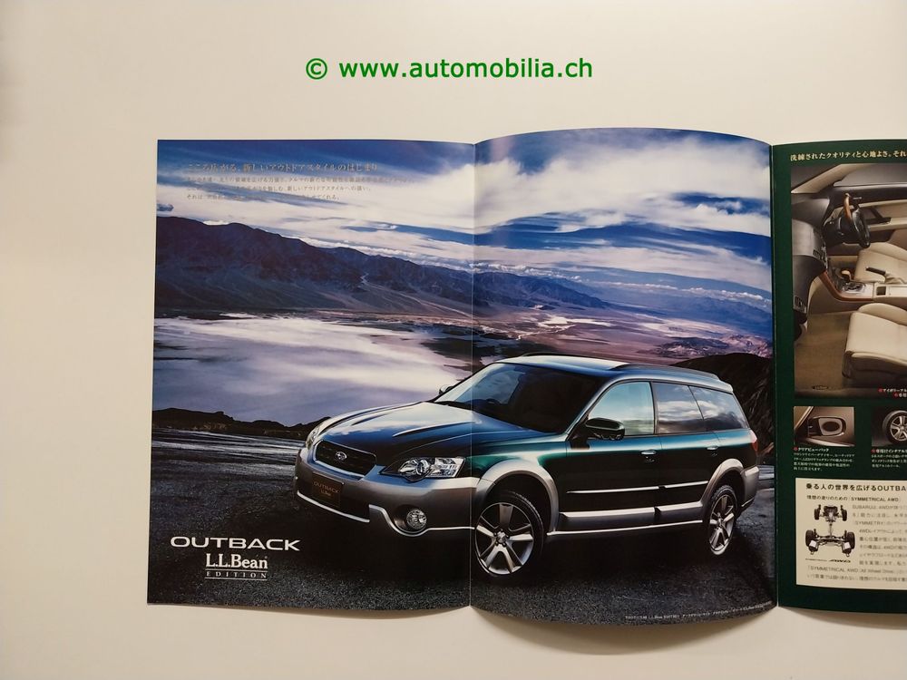 Subaru Outback L.L. Bean Edition 2004/05 Prospekt japanisch (Gebraucht ...
