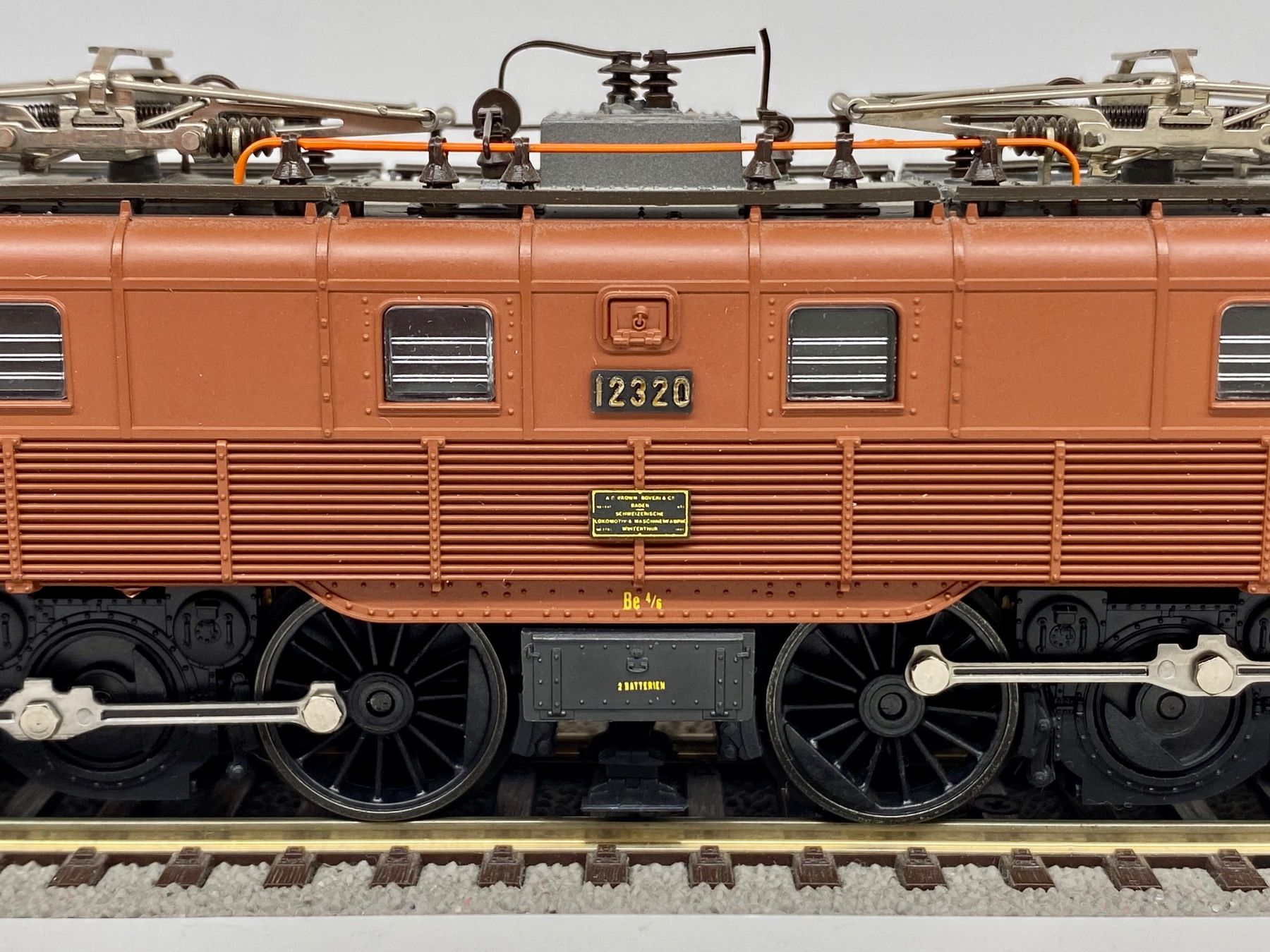 Roco 43508 (H0 GS) E-Lok SBB Be 4/6 12320 braun neuwertig (Neu (gemäss ...