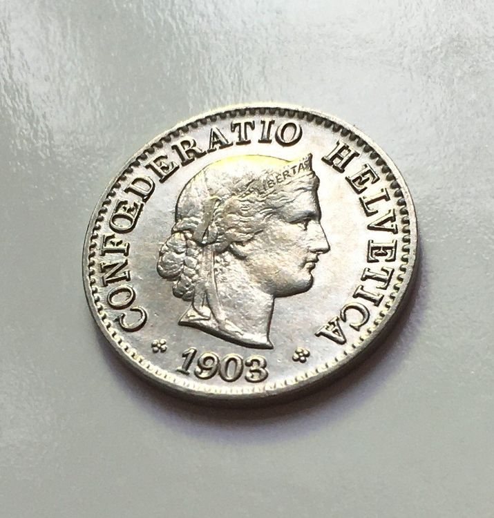 1903 5 Rappen unz (Gebraucht) in Kirchberg SG für CHF 85 – mit Lieferung auf Ricardo kaufen