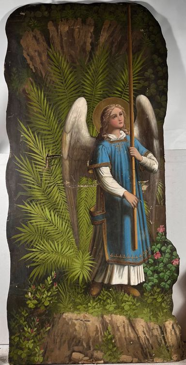 Antike Grosse Heilige Szene Gemälde (Gebraucht) in Root für CHF 19 – nur Abholung auf Ricardo kaufen