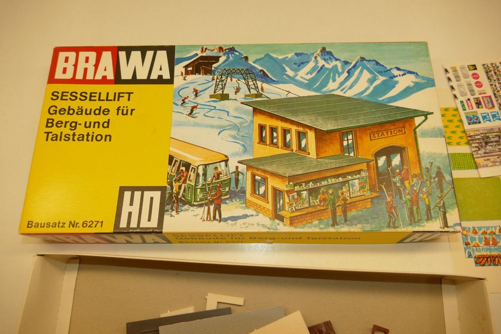 Brawa H0:Sessellift Berg- und Talstation (Neu und originalverpackt) in ...