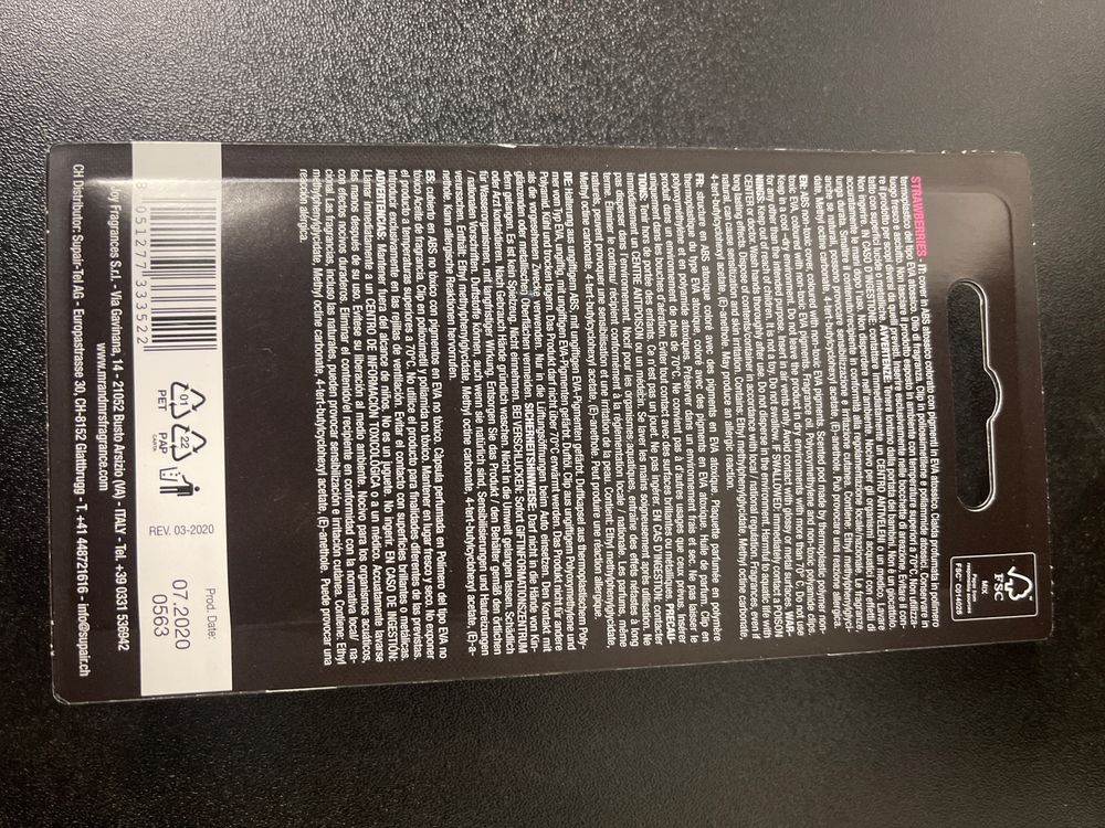 Neu Auto Duft Lufterfrischer Mr&Mrs Jeff Strawberries (8x) (Neu und originalverpackt) in Inwil ...