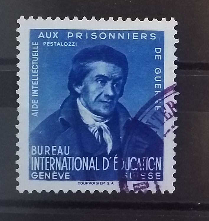 3163) BIÉ (D V) IV, Pestalozzi Eckstempel Kt. 100.- (Neu (gemäss Beschreibung)) in Baden für CHF ...