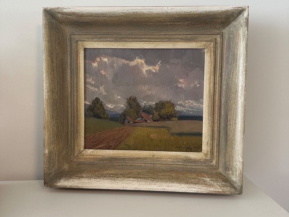 August Herzog (1885-1959) Gemälde signiert datiert 1919 (Gebraucht) in Ebikon für CHF 250 – mit ...