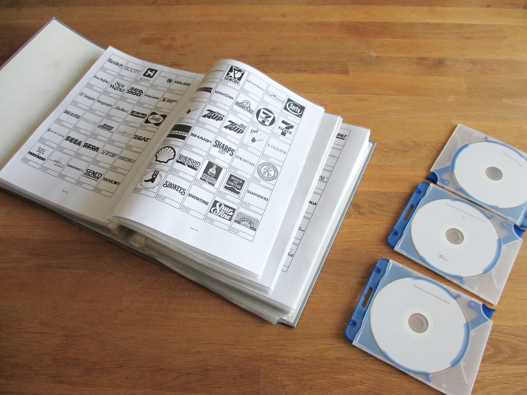 Grafiken und internationale Firmenlogos, als EPS editierbar (Gebraucht ...