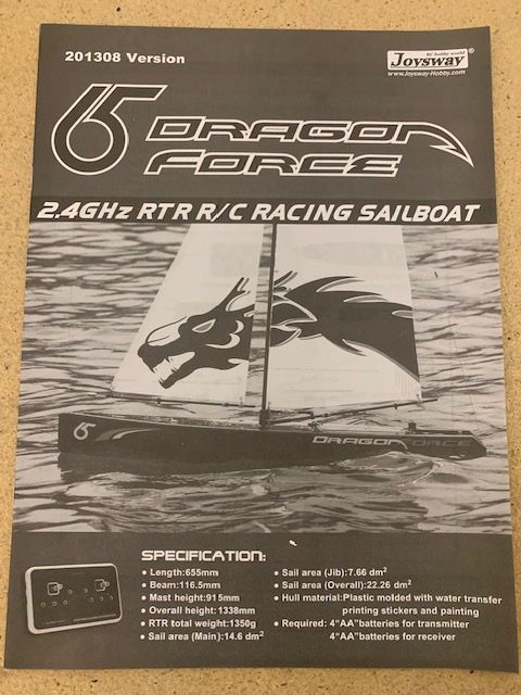 DragonForce 65 Joysway RC Segelboot Segelbereit (Gebraucht) in ...