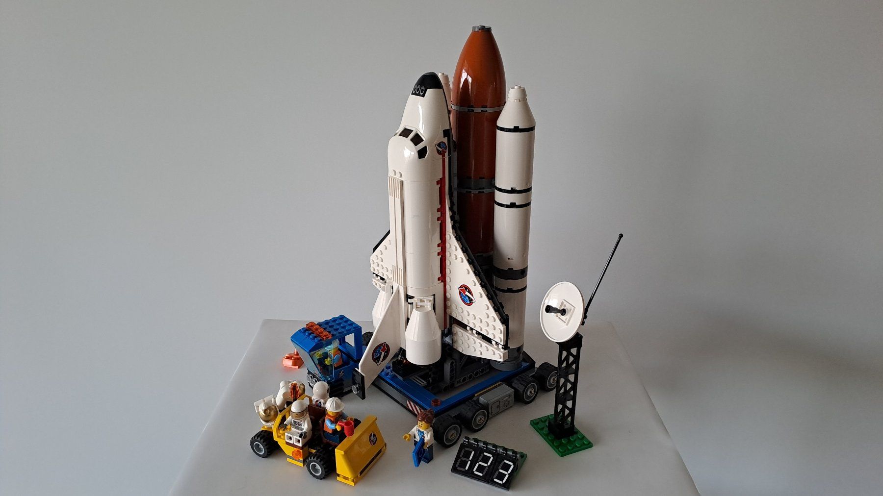 LEGO 60080 Spaceport Weltraumbahnhof Rakete Top Zustand kpl (Gebraucht ...