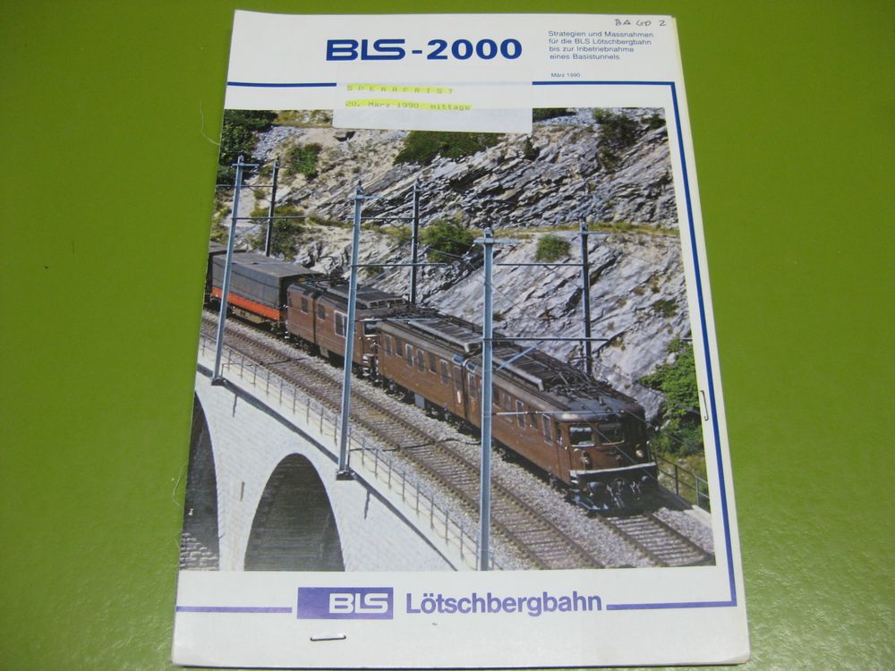 BLS Strategie 2000, gut 50 Seiten (Gebraucht) in Malters für CHF 27 – mit Lieferung auf Ricardo ...