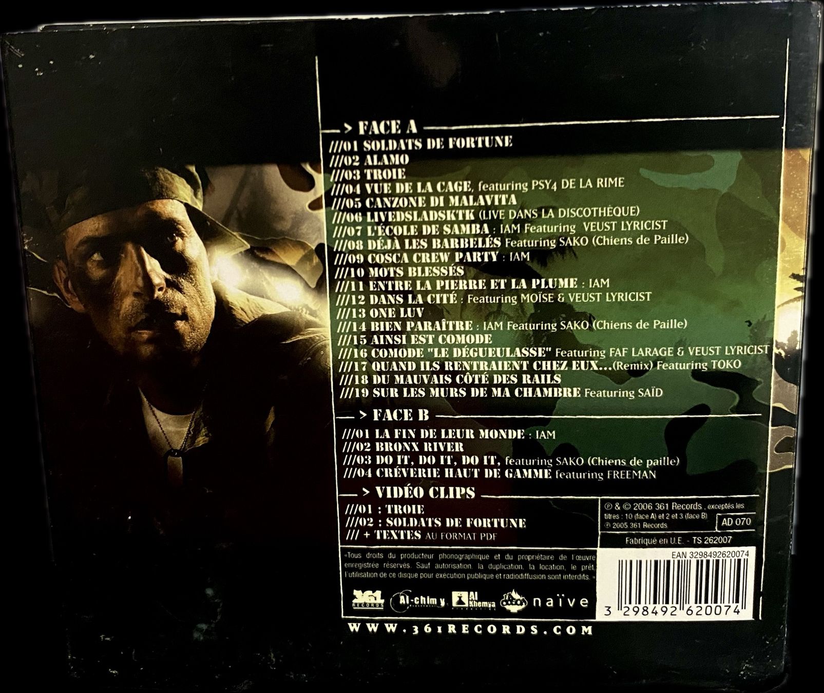 Akhenaton CD - Soldats De Fortune - Rap - Top - Serie Limité (Gebraucht ...