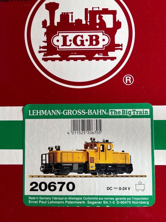 LGB 20670 Schienenreinigungslok (Gebraucht) in Gais für CHF 395 – mit ...