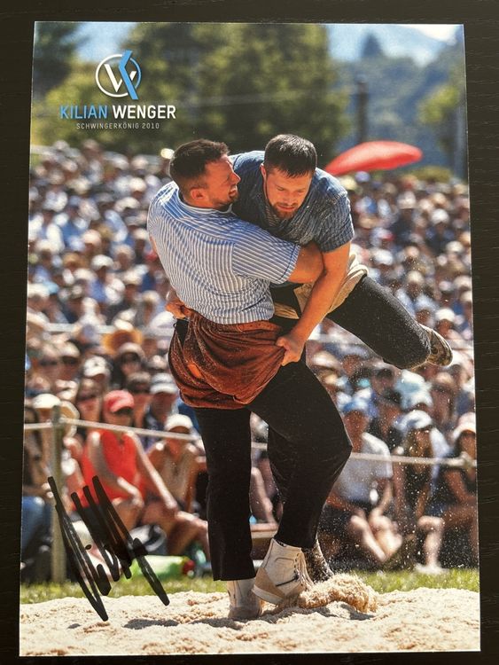 Kilian Wenger Schwingerkönig 2010 Autogrammkarte, Top Zustan | Kaufen ...