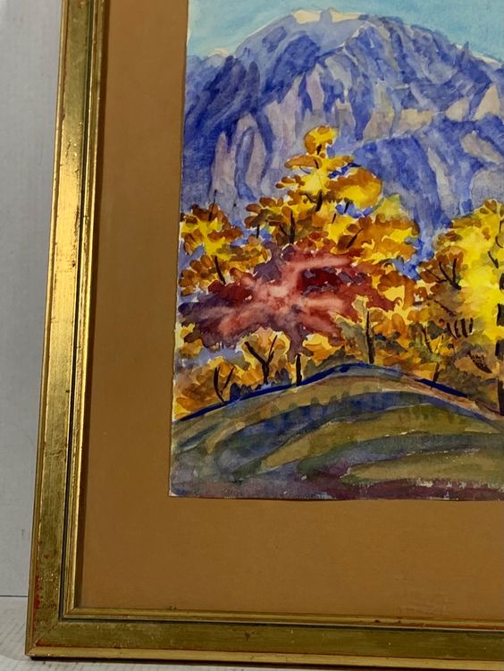 Christian Rohlfs (1849-1938) Aquarell Berglandschaft (Gebraucht) in Root für CHF 470 – nur ...