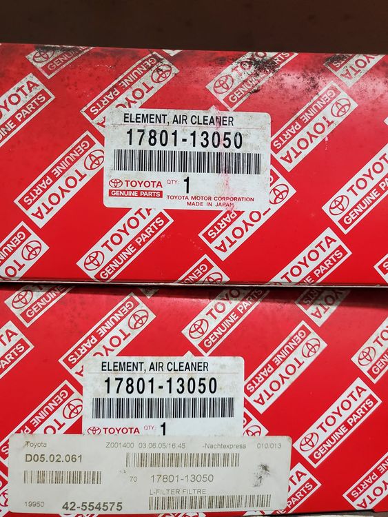 Toyota original Luftfilter 17801-13050 | Kaufen auf Ricardo