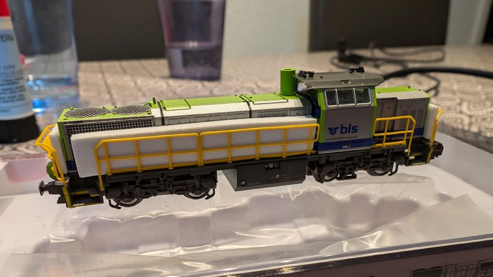 Hobbytrain BLS Am 843 Rangierlok neuwertig OVP (Neu (gemäss ...
