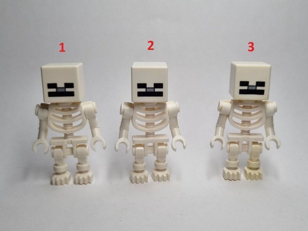 LEGO Minecraft min011 Skeleton with Cube Skull (Gebraucht) in ...