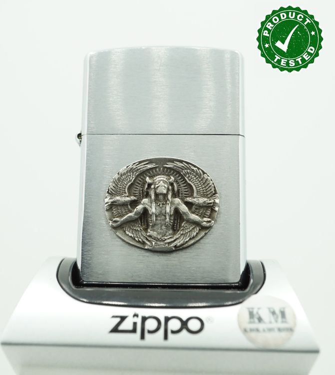ZIPPO® INDIAN SPIRIT - EMBLEM - 2002 - GEZÜNDET (Gebraucht) in Mels für CHF 29 – mit Lieferung ...