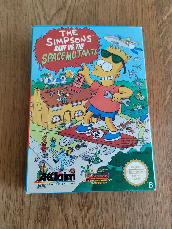 NES - The Simpsons - Bart vs the Space Mutants *TOP ZUSTAND* | Kaufen ...