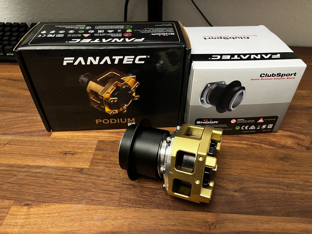 Fanatec Podium Hub & QR1 Wheel-Side Metal | Kaufen auf Ricardo