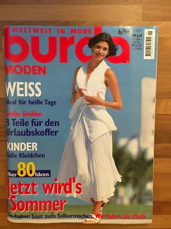 Burda Moden 06/1996 unbenützt | Kaufen auf Ricardo