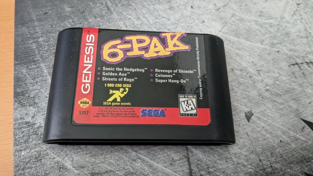 Sega Genesis - 6-Pak Spiele | Kaufen auf Ricardo