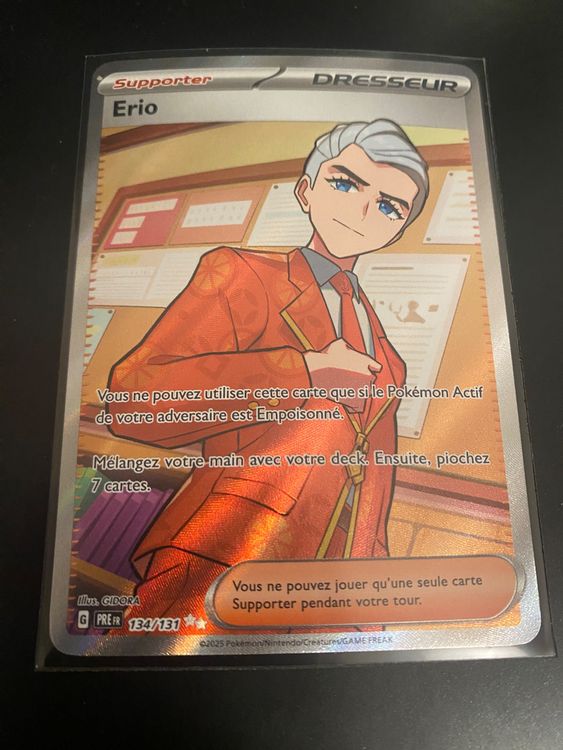 Pokémon Erio 134/131 PRE FR Évolutions Prismatiques (Neuf (Voir ...