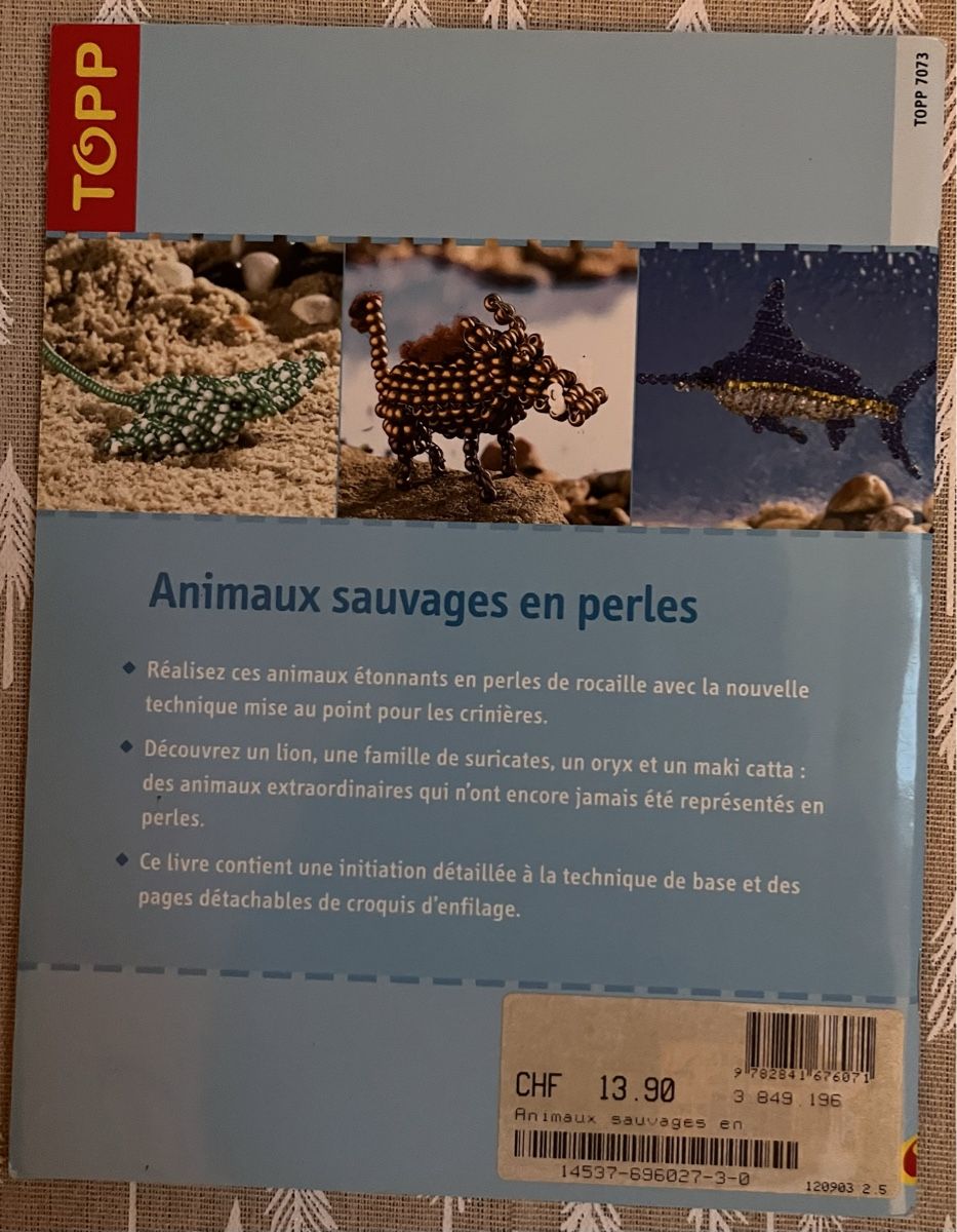 Animaux sauvages en perles (D'occasion) à La Tour-de-Peilz pour CHF 5 ...