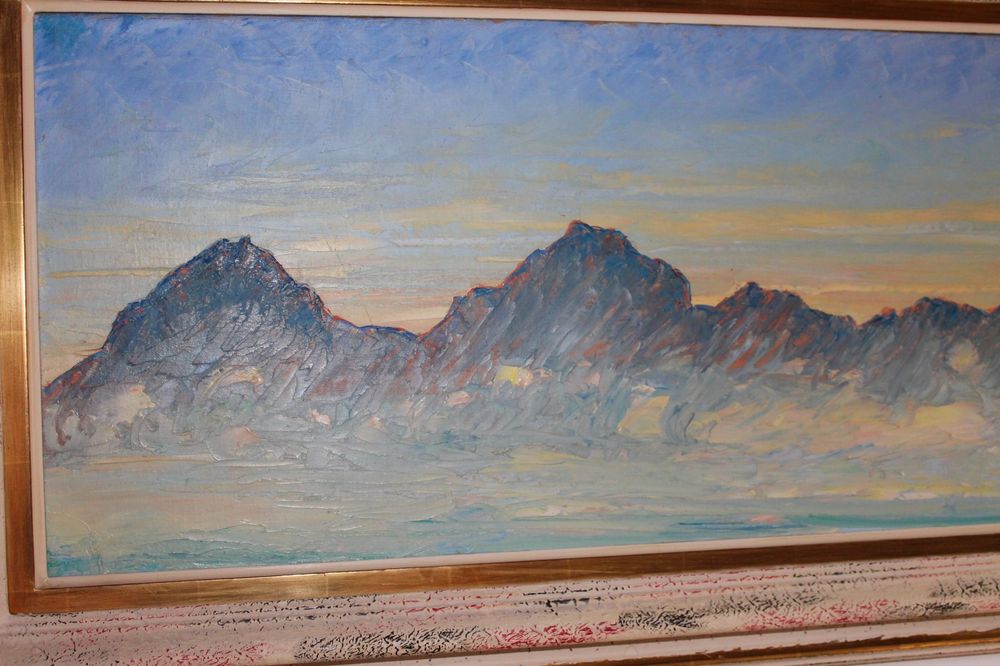 Oelgemälde "Eiger, Mönch und Jungfrau" von Louis Dürr, 1970 (Gebraucht ...