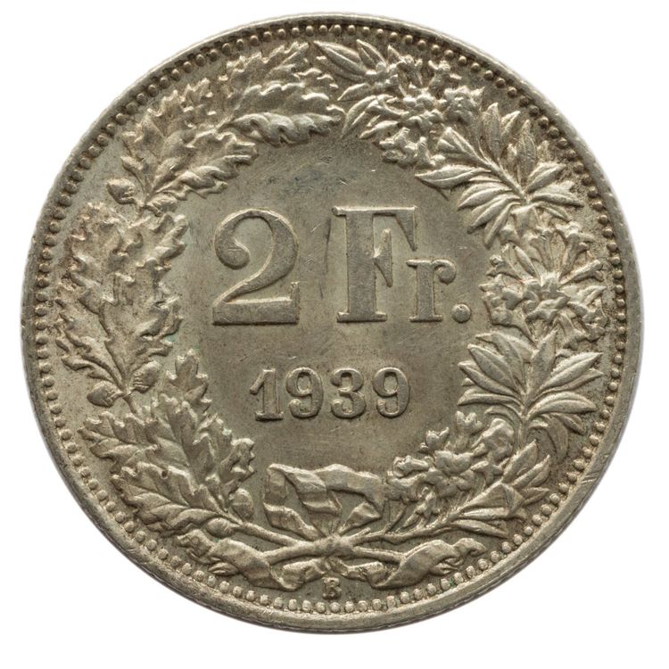 2 Franken 1939 Silber (Gebraucht) in Rotkreuz für CHF 7 – mit Lieferung auf Ricardo kaufen