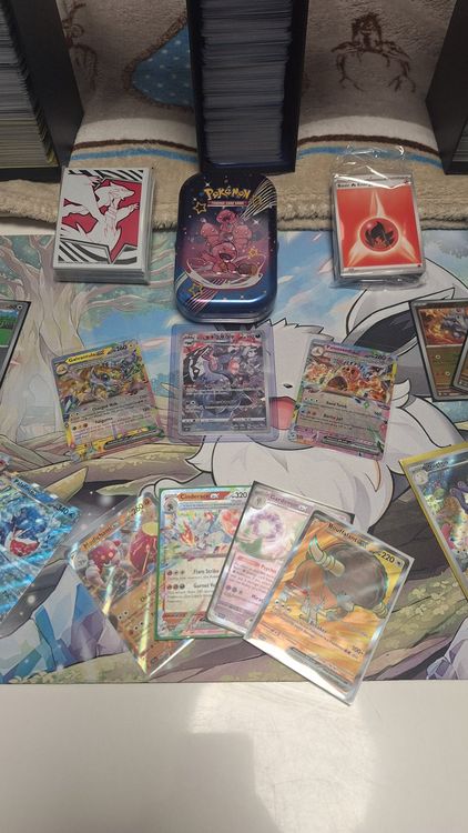 🔥 Pokémon Karten Sammlung 1500 + mit Tins & Holos 🔥 (Gebraucht) in ...