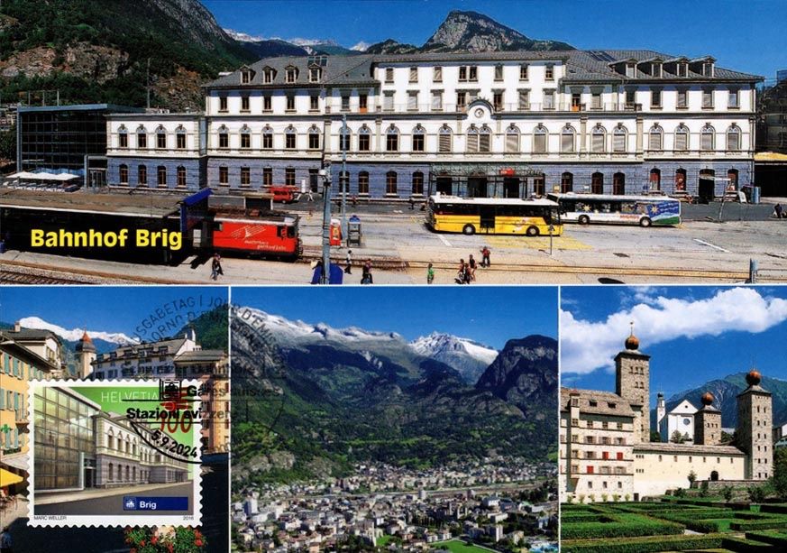 Maximumkarte Überdruck Bahnhof Brig (Neu (gemäss Beschreibung)) in Dottikon für CHF 4 – mit ...