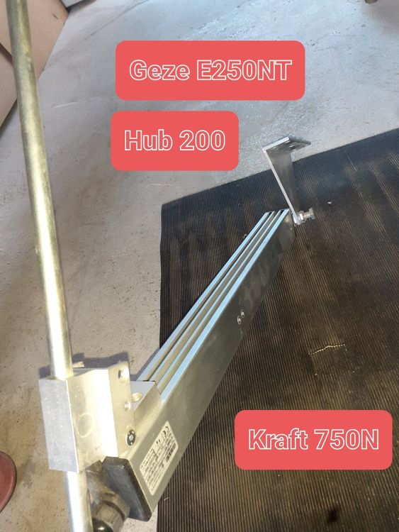 Spindelhubantrieb GEZE E250 NT RWA (Gebraucht) in Zihlschlacht für CHF ...