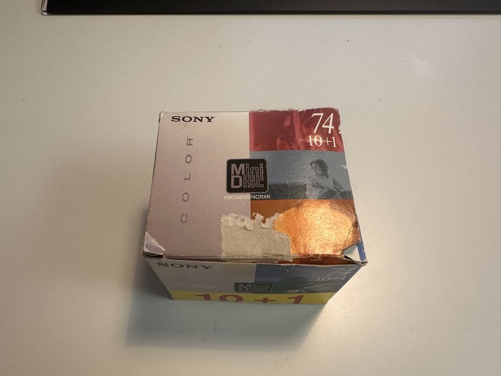 Sony MiniDisc Color 74 (10+1 Pack) – originalversiegelt (Neu und ...