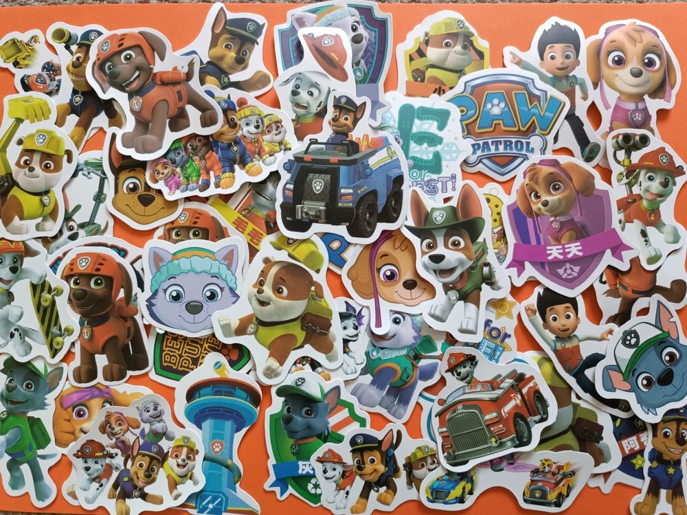 50x Paw Patrol Sticker (Set 2) (Neu und originalverpackt) in Vogelsang ...