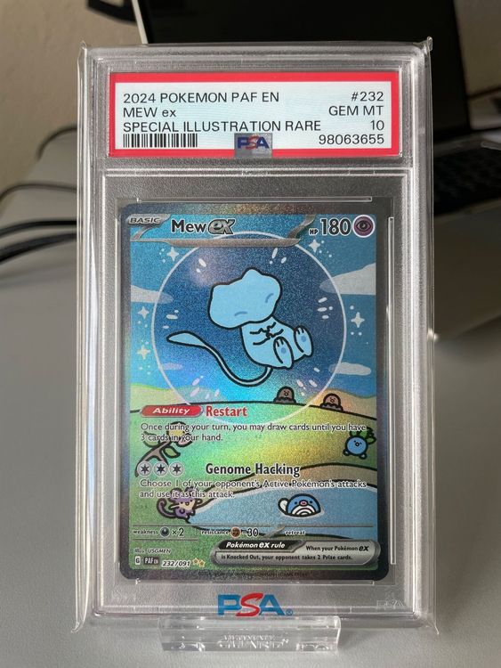 Mew Ex Alt Art - Paldean Fates - PSA 10 (Bubble Mew) (Neu (gemäss ...