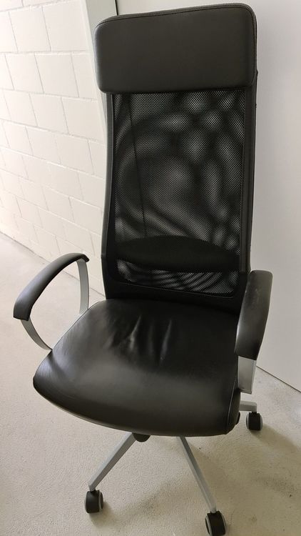 IKEA Markus Drehstuhl (Leder - schwarz) (Gebraucht) in Nürensdorf für CHF 50.9 – nur Abholung ...