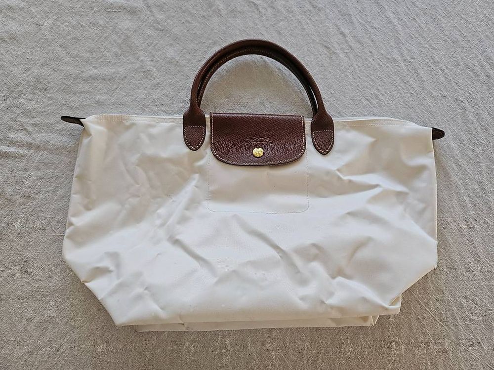 Longchamp Tasche Weiss Nylon