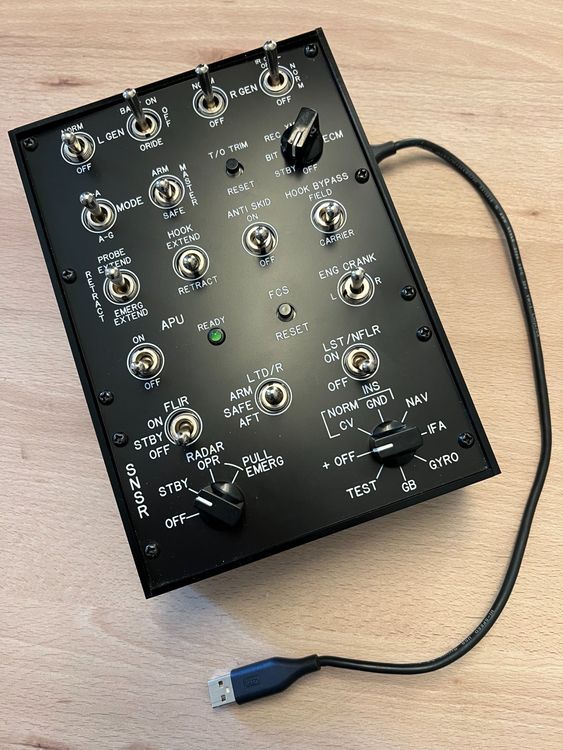F-18 Hornet - DCS simulator - Control Panel USB | Kaufen auf Ricardo