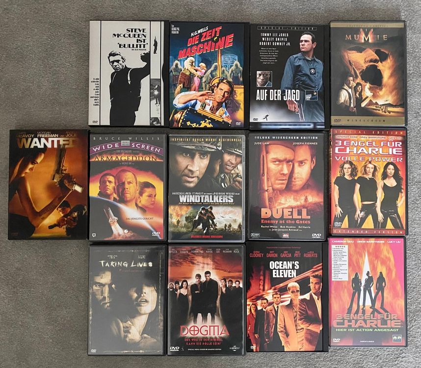 13 DVDs Filme Action Komödie Thriller (Gebraucht) in Wettingen für CHF 1 – mit Lieferung auf ...